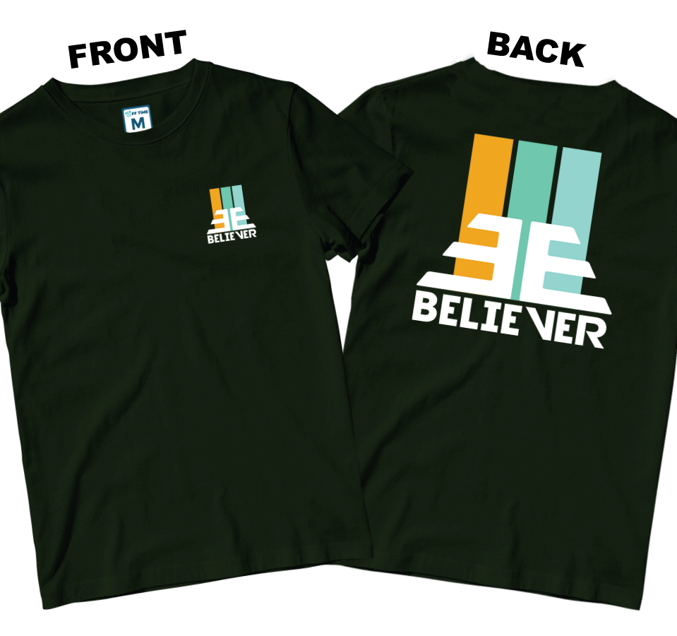 Cotton Shirt: Believer (Front and Back) – Off Time Apparel