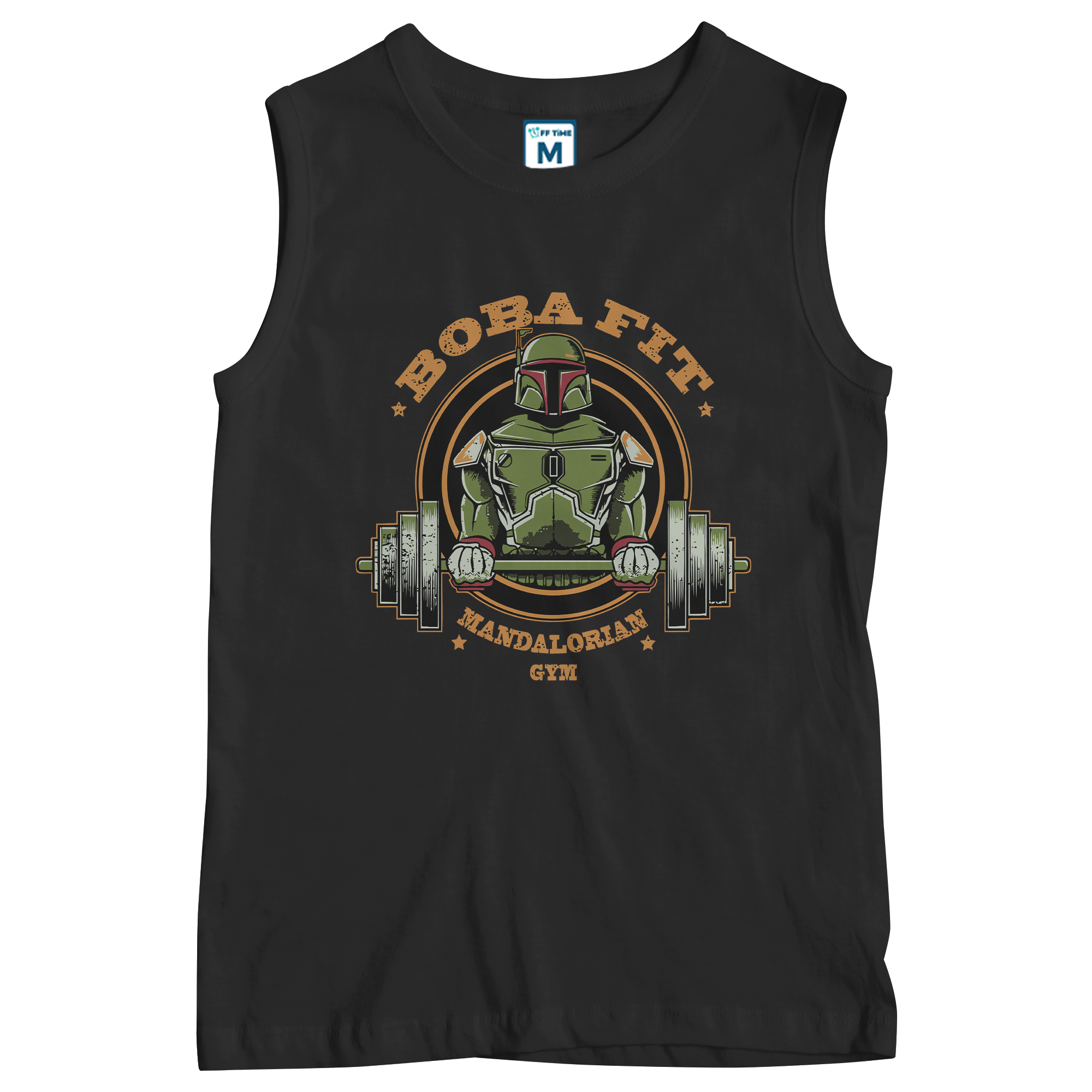 Sleeveless Drifit Shirt: Boba Fit – Off Time Apparel