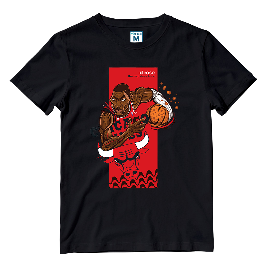 Cotton Shirt: DRose Bulls NBA – Off Time Apparel