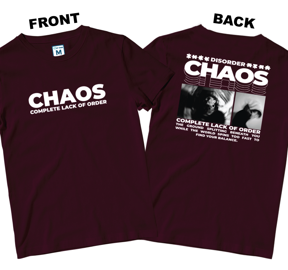 Cotton Shirt: Disorder (Front and Back) – Off Time Apparel