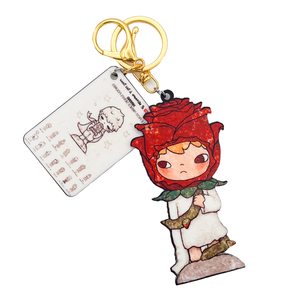 Acrylic Bag Charms: Hirono Rose – Off Time Apparel