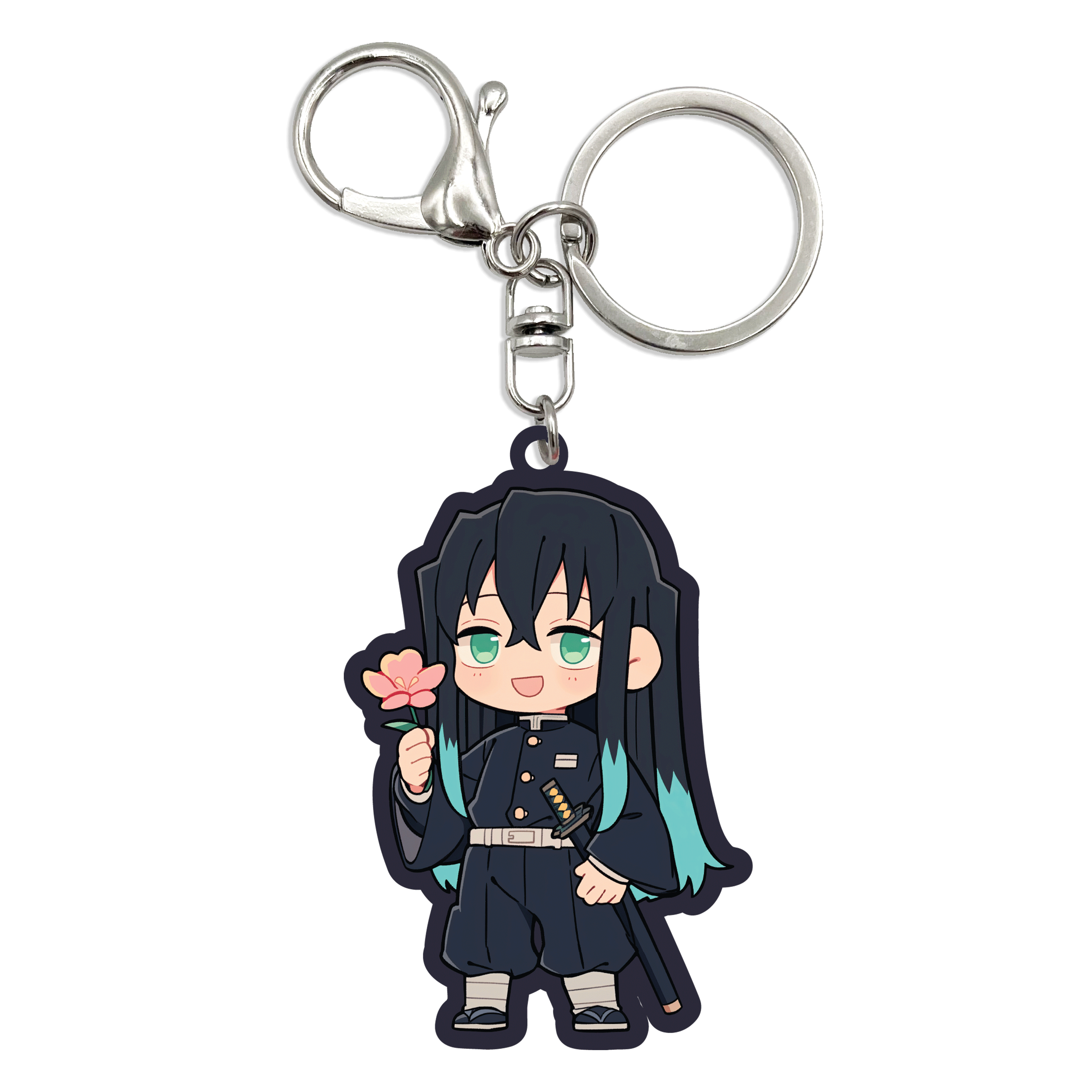 Acrylic Bag Charm: Muichiro Flower – Off Time Apparel