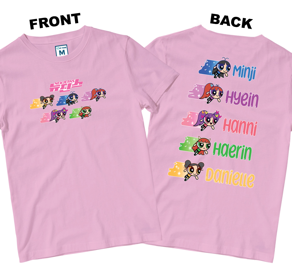 Cotton Shirt: NWJNS Powerpuff Girls (Front and Back) – Off Time Apparel