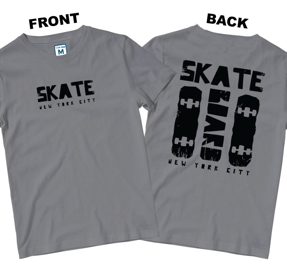 Cotton Shirt: Skate New York (Front and Back) – Off Time Apparel