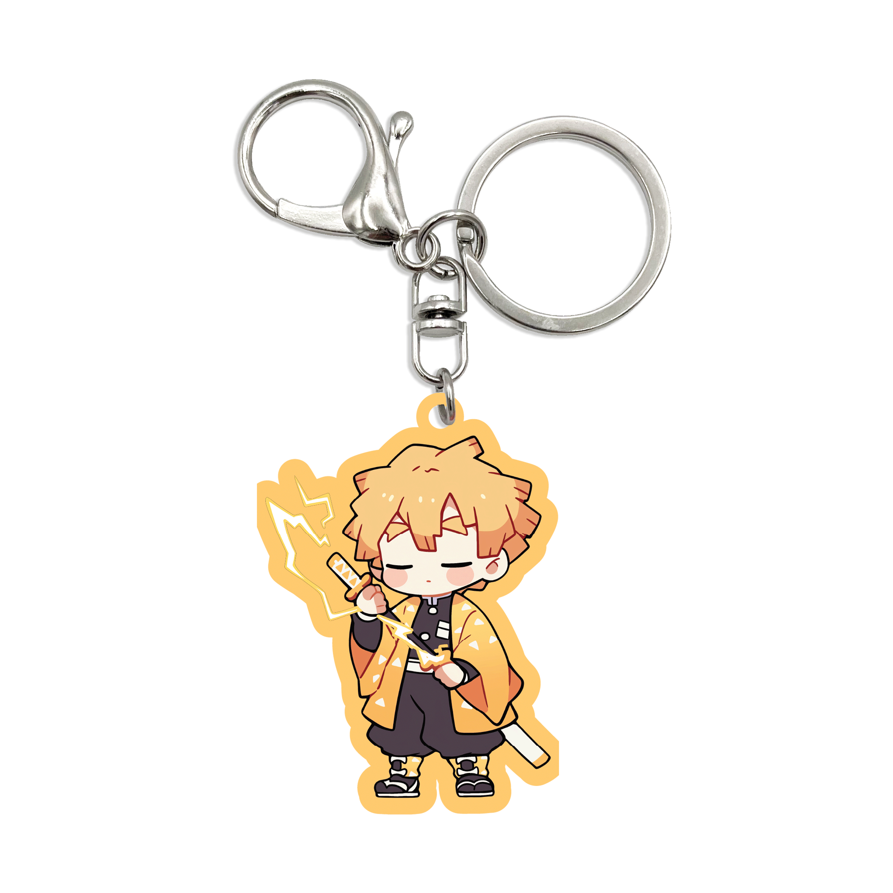 Acrylic Bag Charm: Zenitsu Power Up – Off Time Apparel